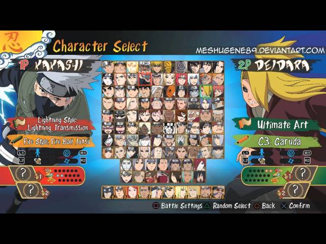 Naruto Shippuden 3 Characters