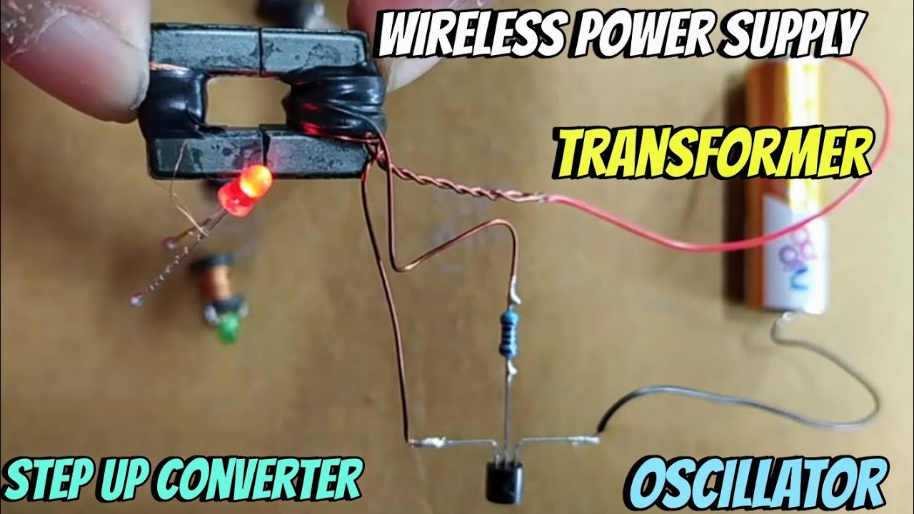 Voltage Booster, Wireless power supply, Oscillator , transformer ...