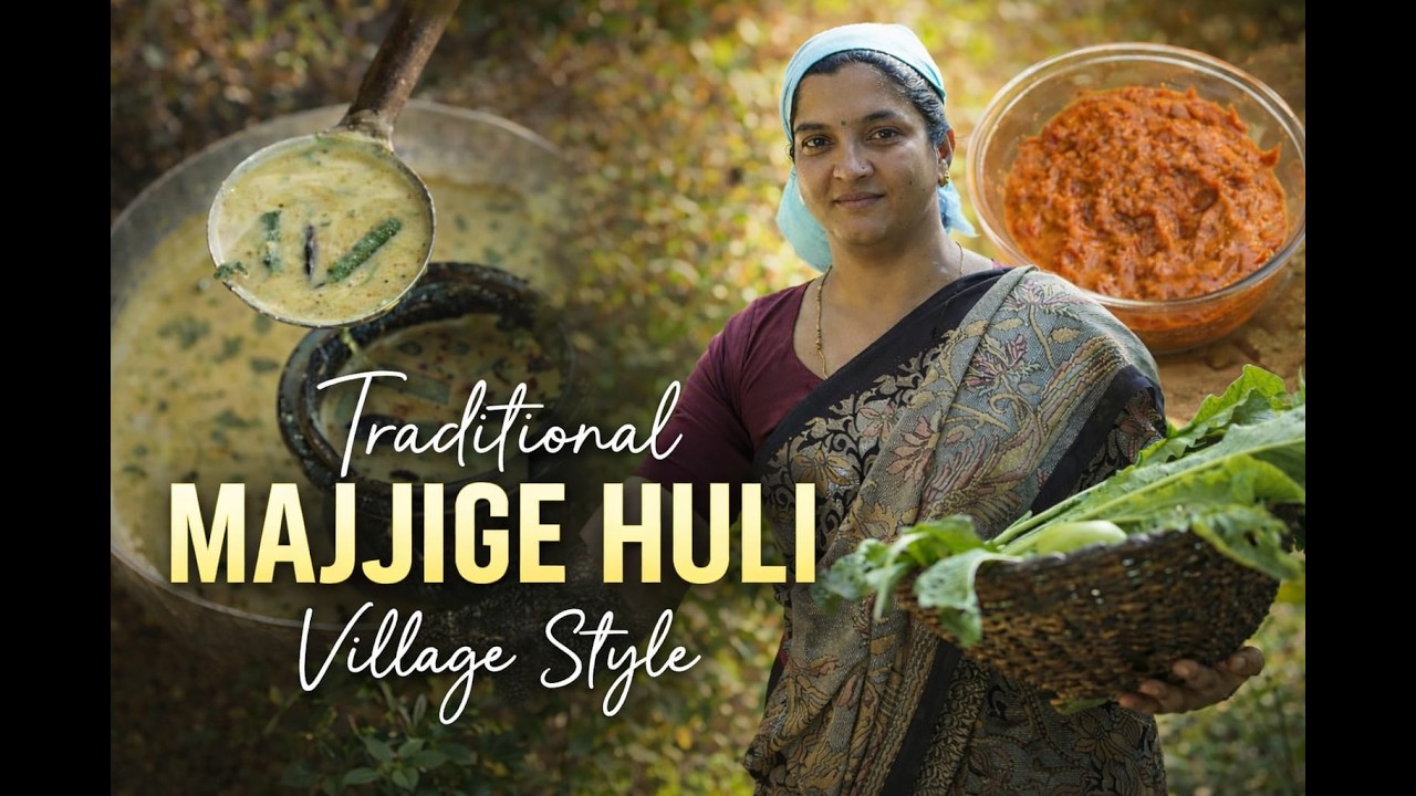 Taste of Karnataka ️ Traditional Majjige Huli & Mullangi Chutney # ...