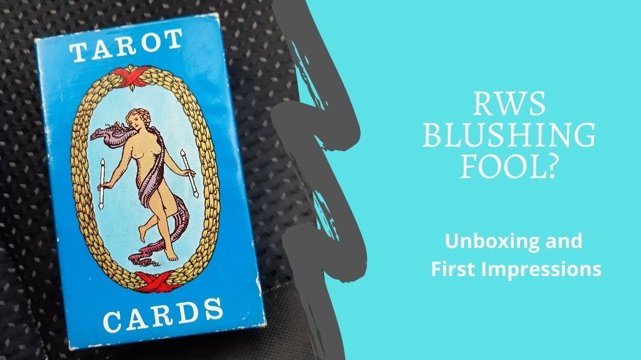 Blushing Fool? - First impressions of 1972 RWS Tarot Deck - YouTube