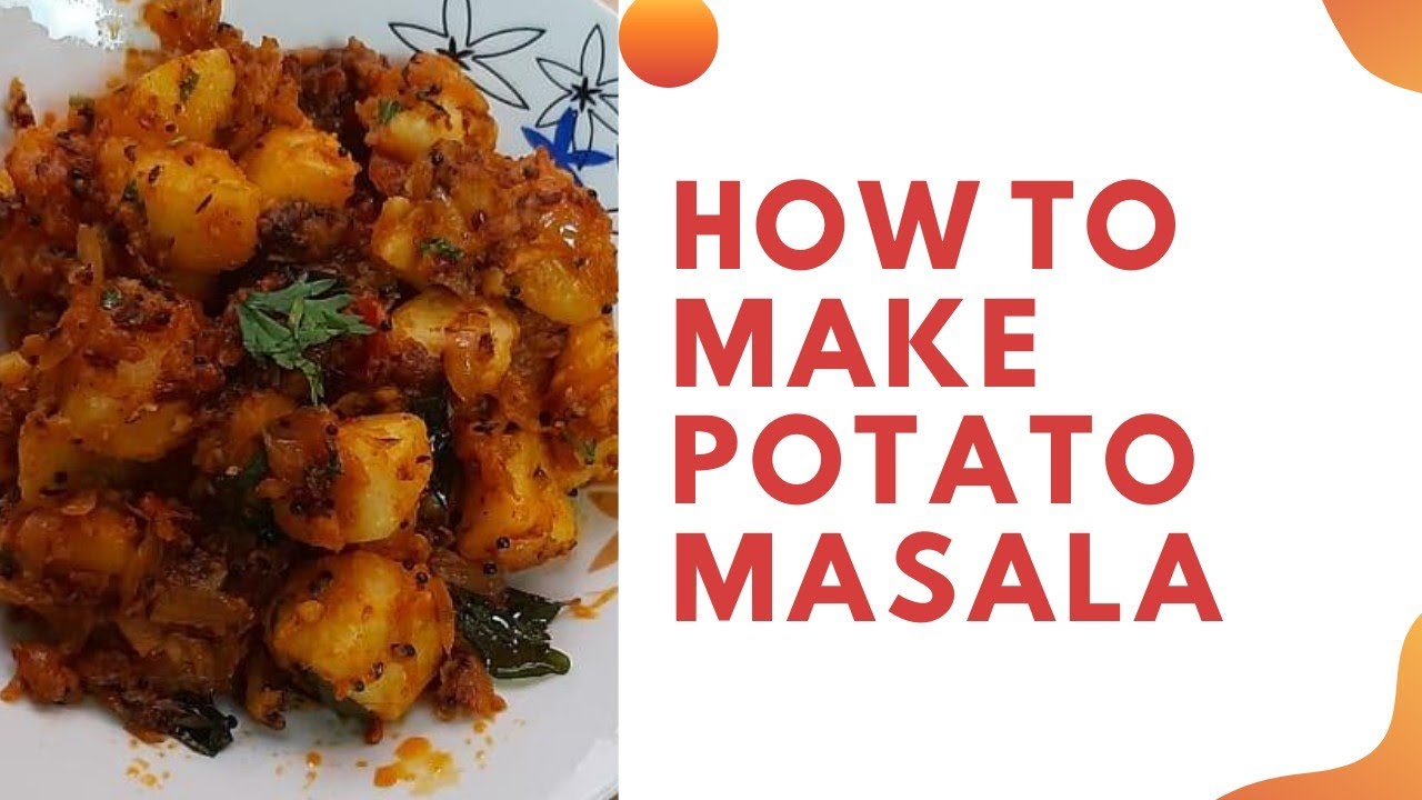 How to make spicy potato fry | Potato poriyal | Side dish | potato ...