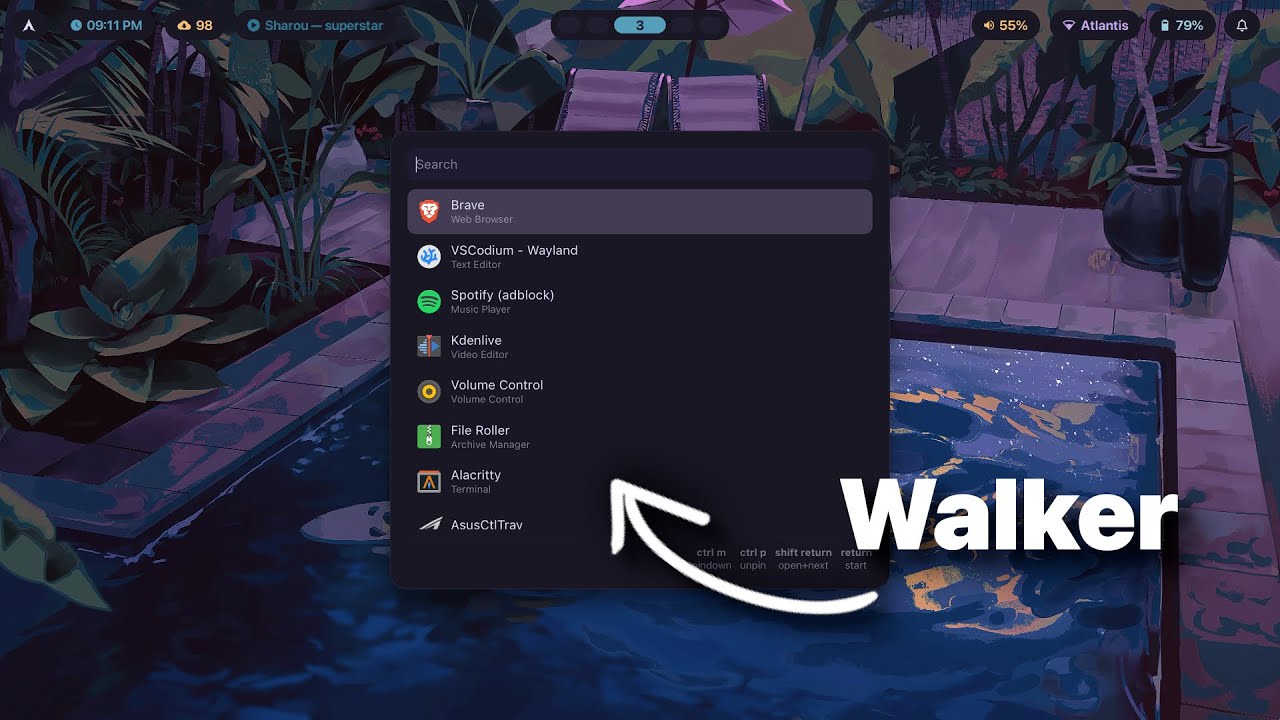 How to Set Up Walker on Hyprland (App Launcher) - YouTube