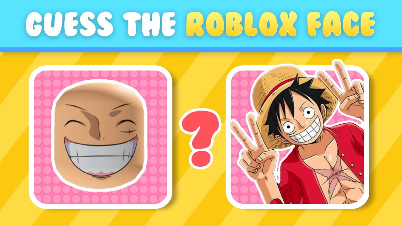 Can You Guess the Anime Character by ROBLOX UGC Face? || 20 UGC Roblox ...