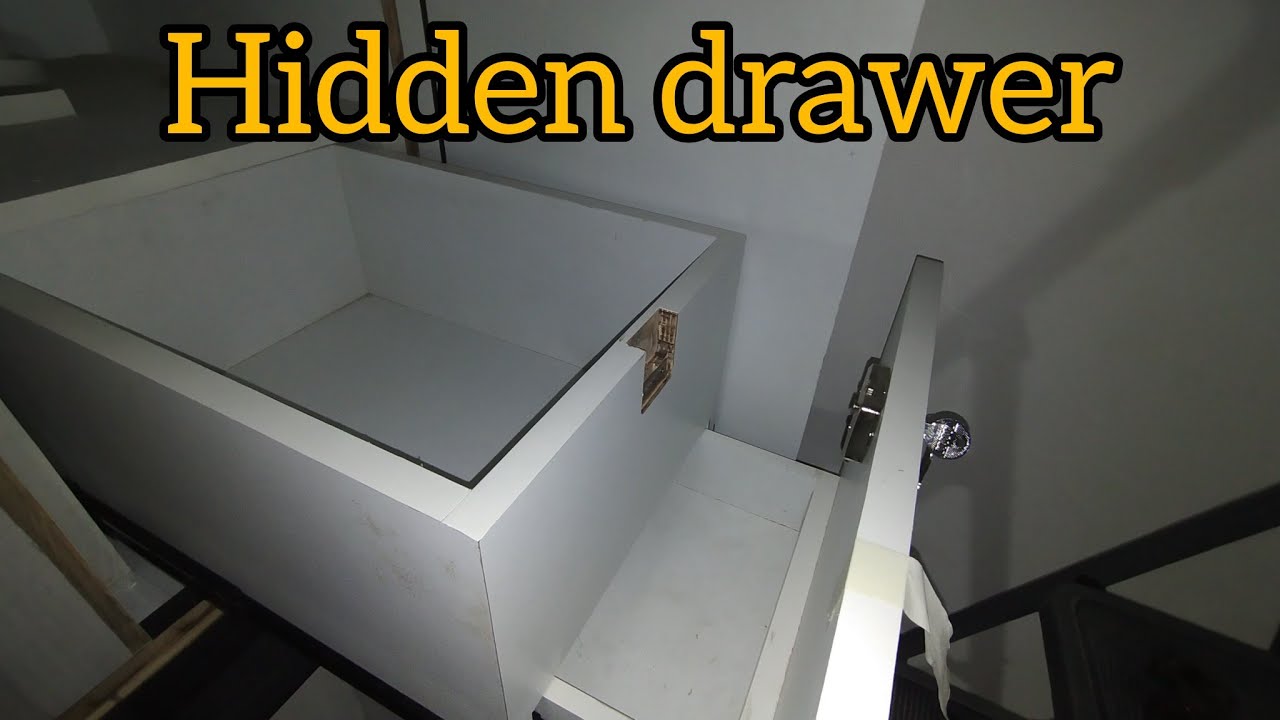 hidden drawer lock kaise lgaye @drawer lock - YouTube