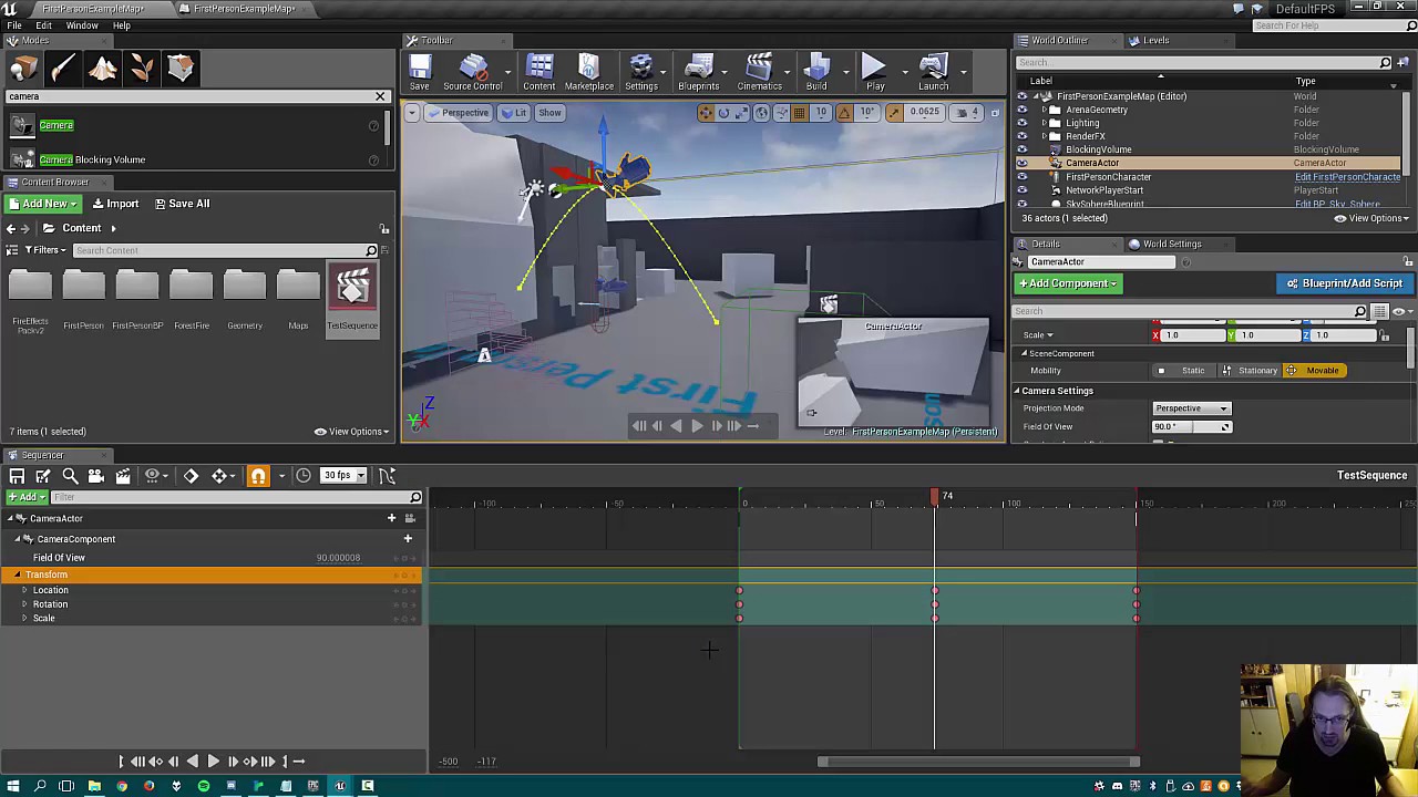 Unreal Engine 4 Tutorial | Seamless First Person Cut-Scenes - YouTube