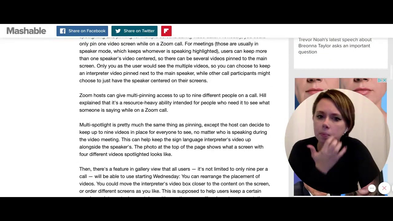 Zoom catches up with new accessibility features for sign language ...