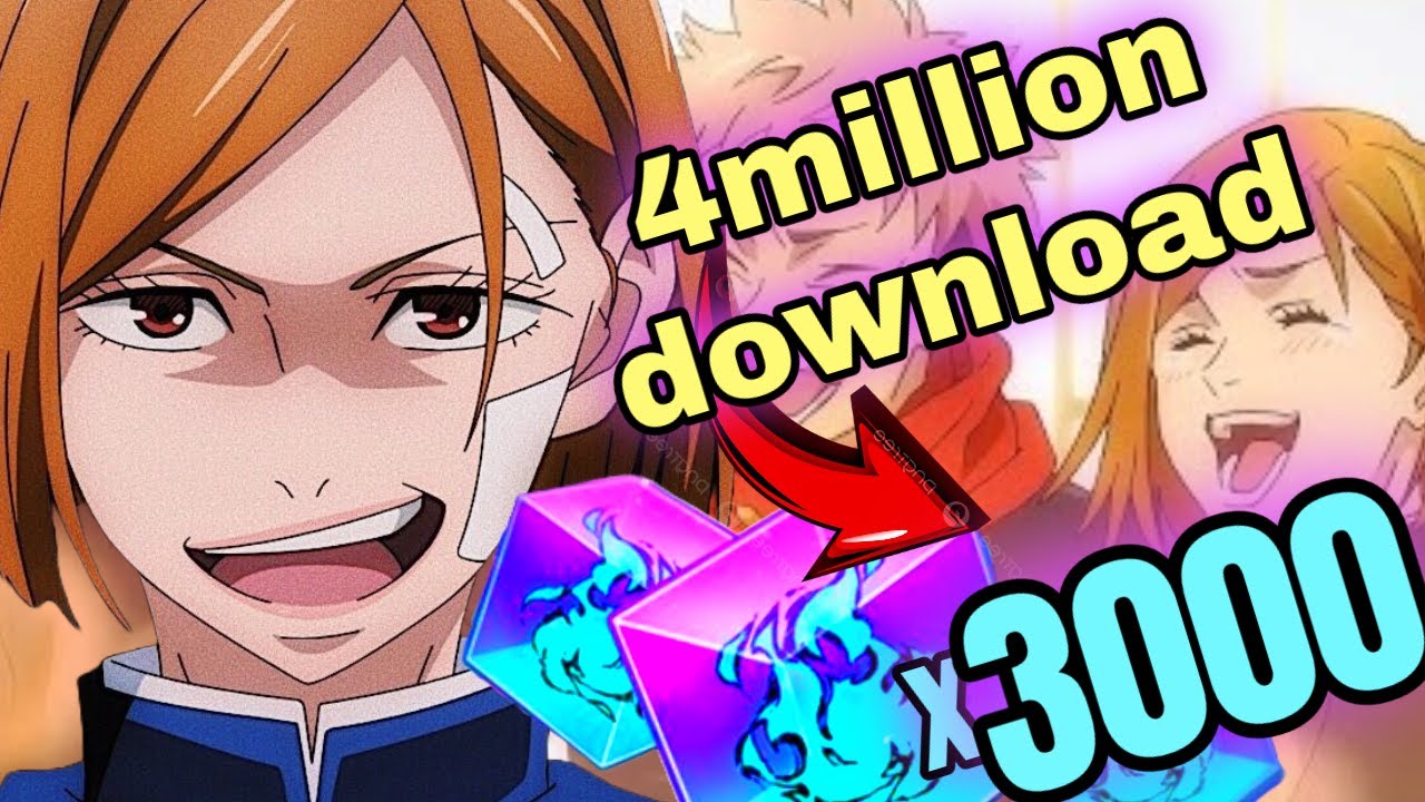 3,000 KAIJU!! 4MILLION DOWNLOAD REWARD | JUJUTSU KAISEN PHANTOM PARADE ...