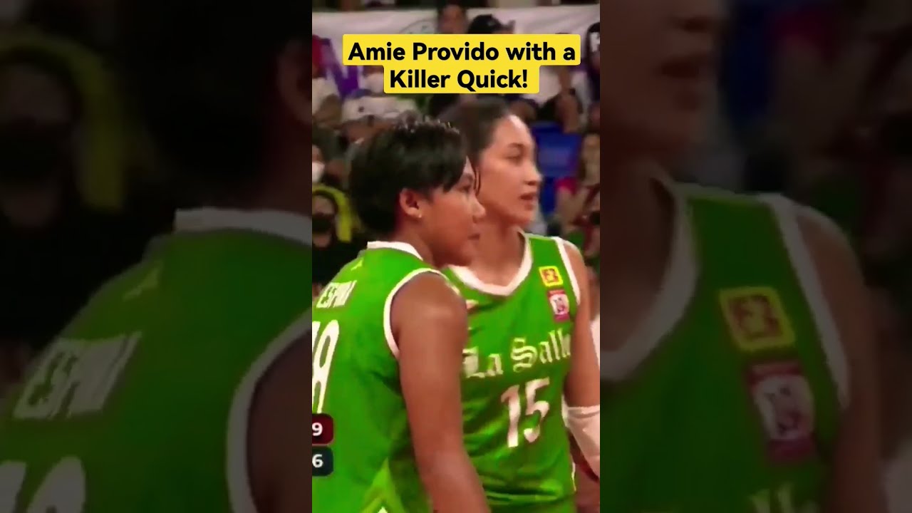 Amie Provido with a Killer Quick vs. FEU! - YouTube