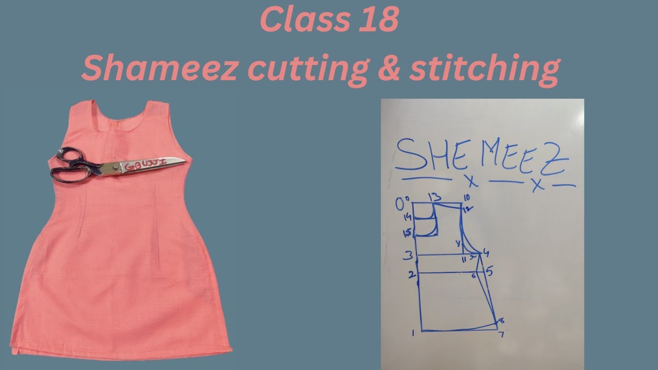 Shameez cloth cutting & stitching best & easy steps #stitching #telugu ...