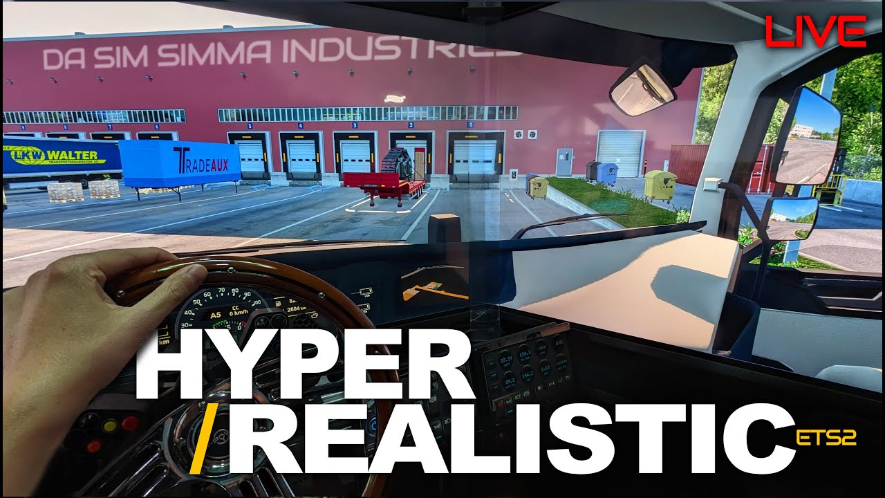 Hyper Realistic EURO TRUCK SIMULATOR 2 | LIVE - YouTube