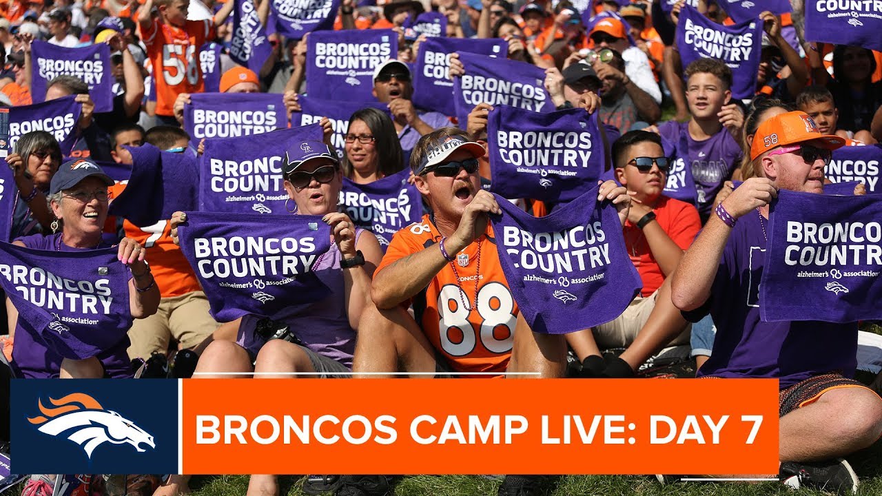 Broncos Camp Live: Day 7 - YouTube