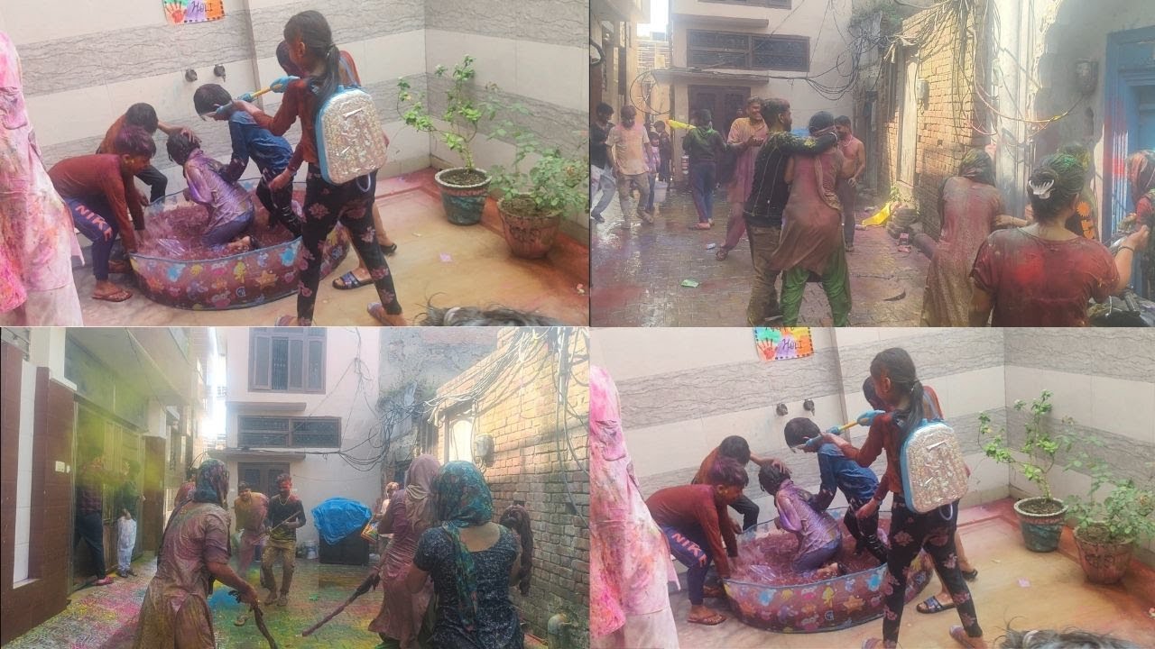 हरियाणा की प्रसिद्ध कौरड़ामार होली with Sanmay #holi #holispecial # ...