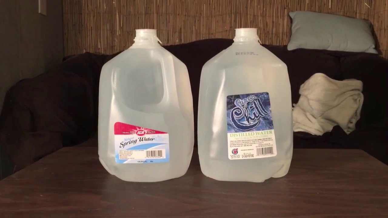 Jon Drinks Water #4834 Super Chill Distilled Water VS IGA Natural ...
