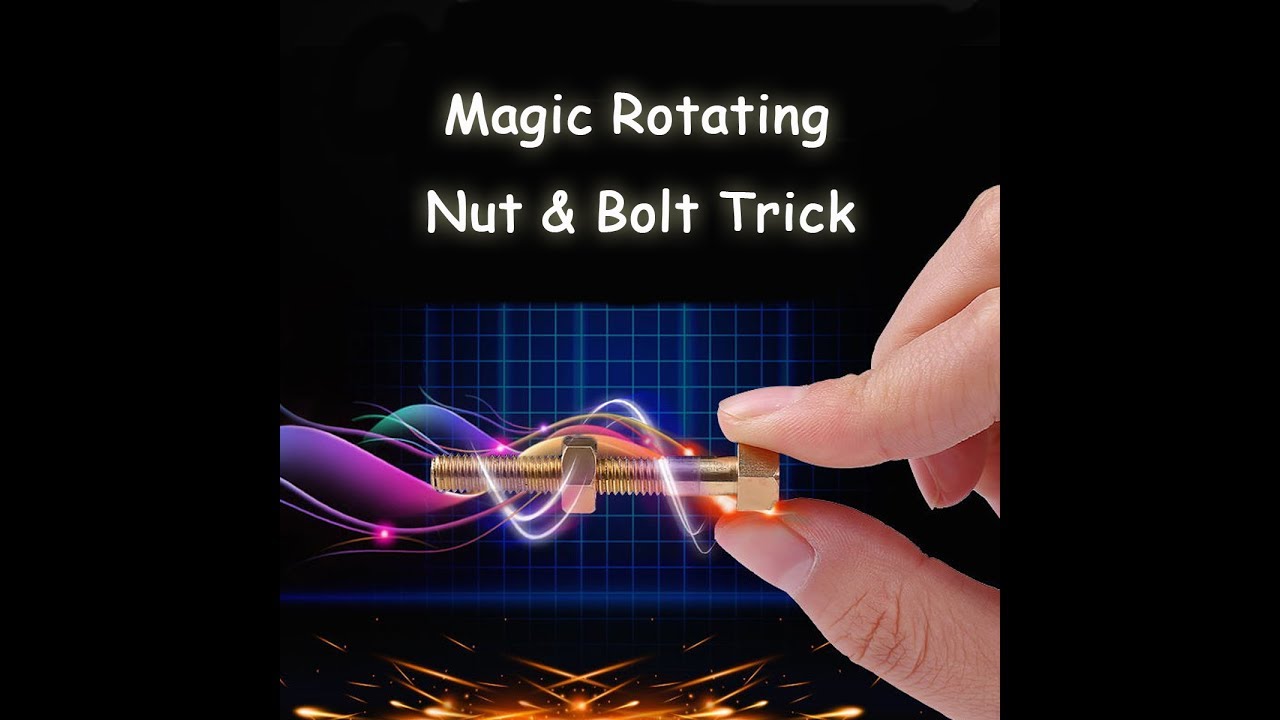 Magic Nut & Bolt Tricks Magical Rotating Screw Magic Learning ...