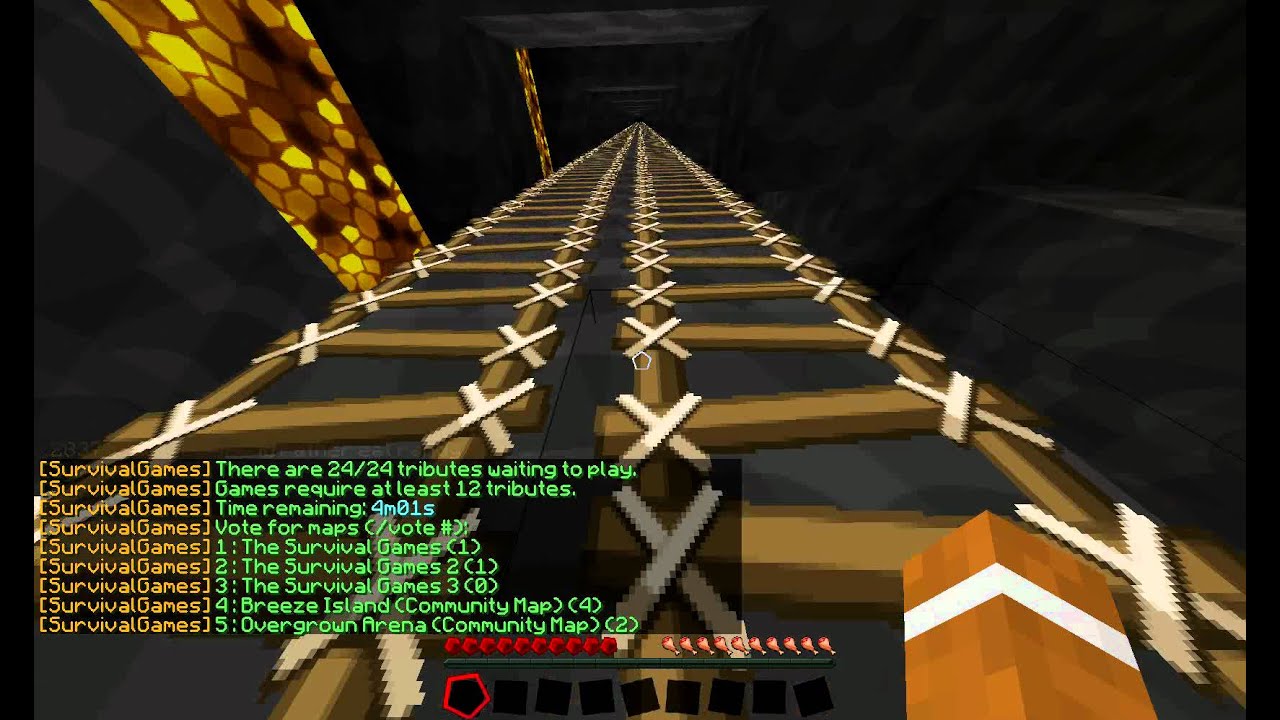 How to get out of Hunger games lobby and ontop of the lobby on ...