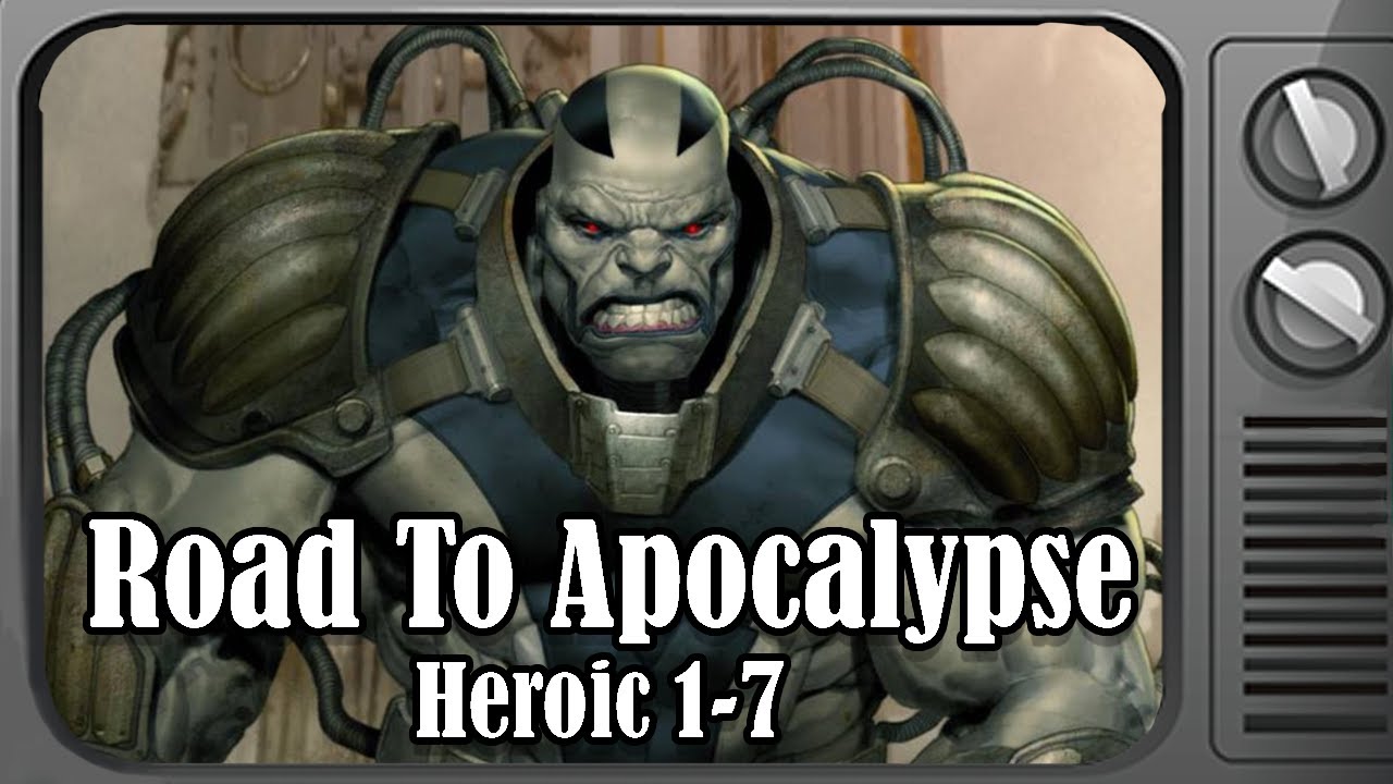 How to unlock Apocalypse Heroic 1-7 Marvel Strike Force - YouTube
