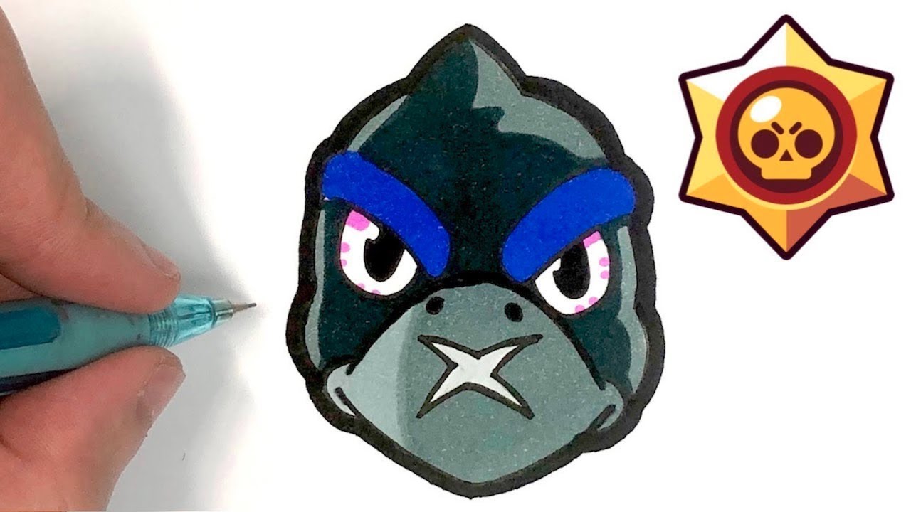 WIE ZEICHNET MAN Rabe BRAWL STARS - YouTube