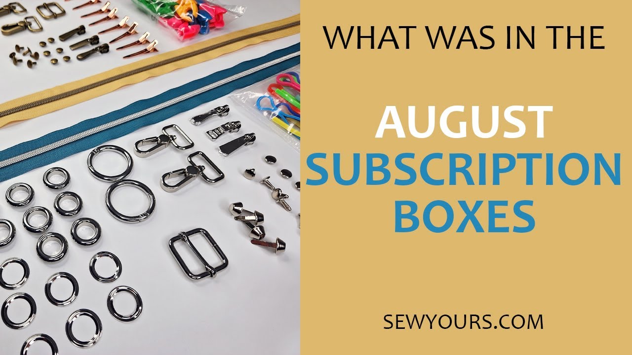 August 2022 Subscription Boxes - YouTube