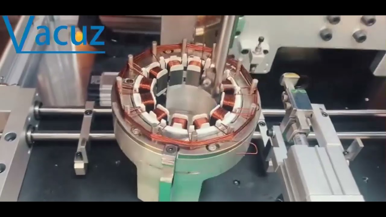 High Speed Two Spindles Axis Automatic BLDC Brushless Inner Motor ...