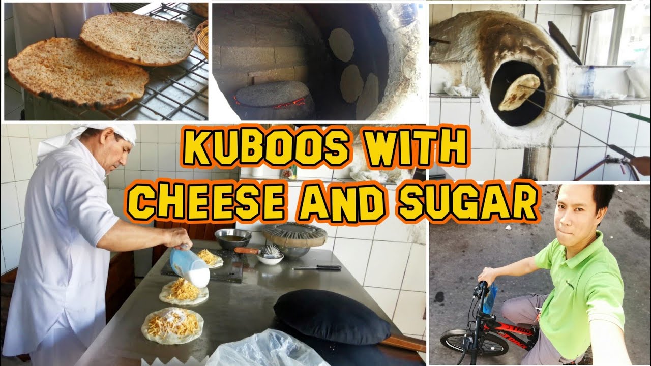 HOW TO COOK KUBOOS WITH CHEESE AND SUGAR | ARABIC BREAD - YouTube