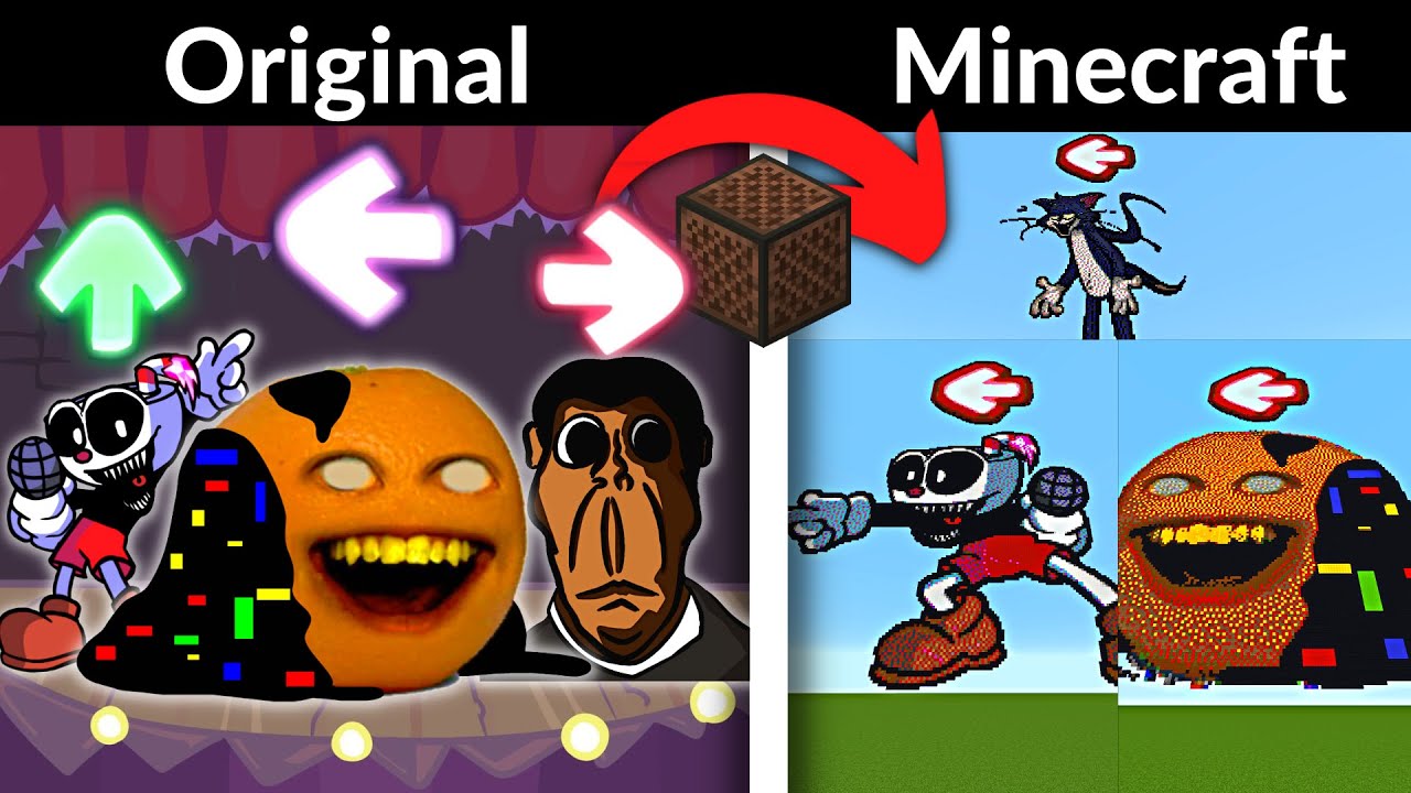 FNF Character Test | Gameplay VS Minecraft Note Block | ALL Characters ...