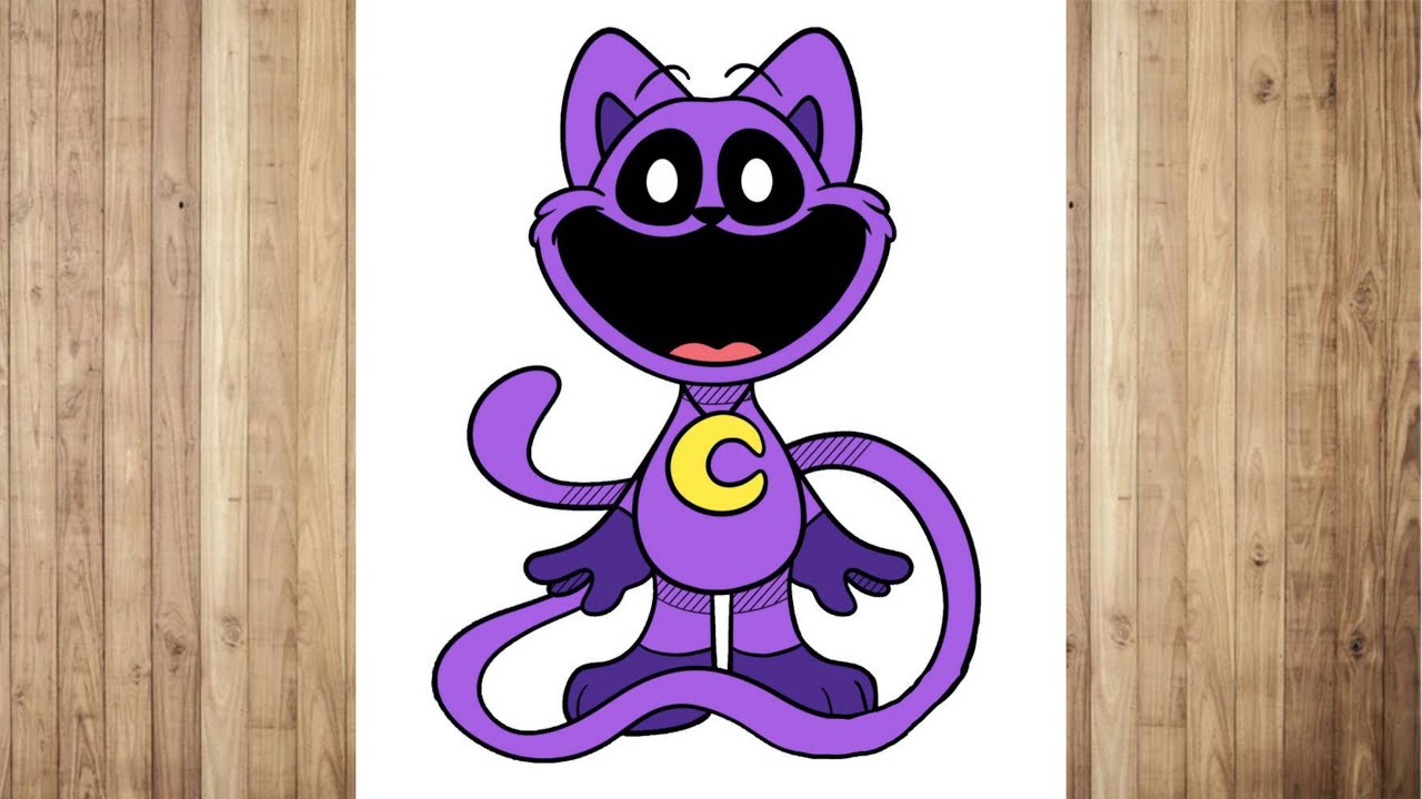 How To Draw Catnap | Poppy Playtime - YouTube