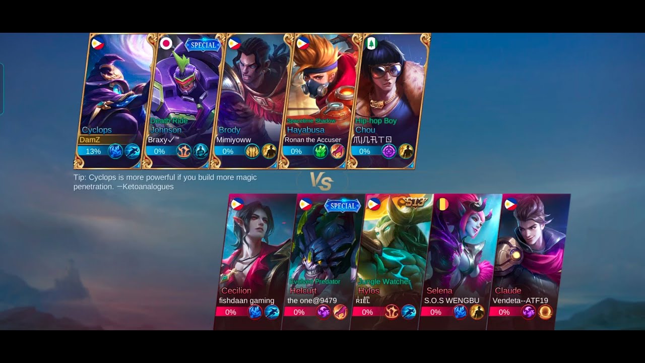 [GAMES][MLBB] Cyclops 0017 - YouTube