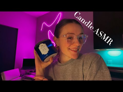 My first ASMR YouTube video!! Candle collection edition :) - YouTube