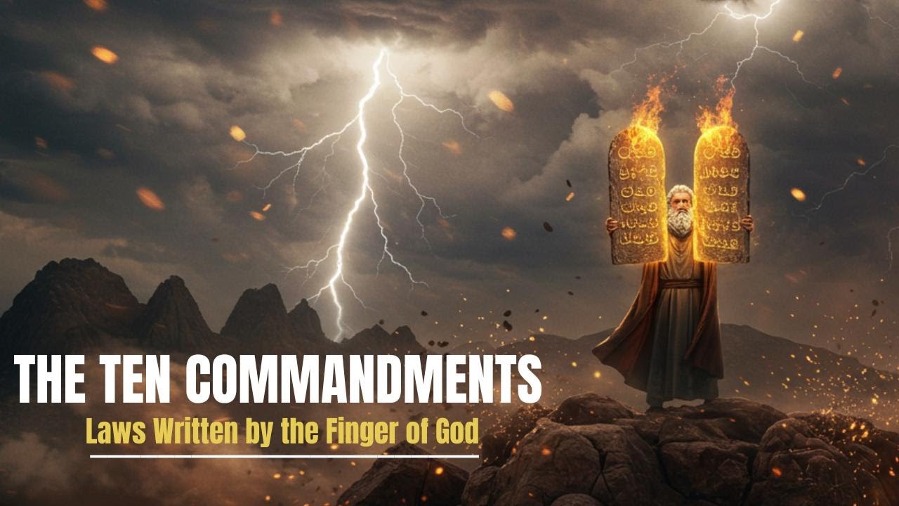 What are the TEN Commandments of God? - YouTube