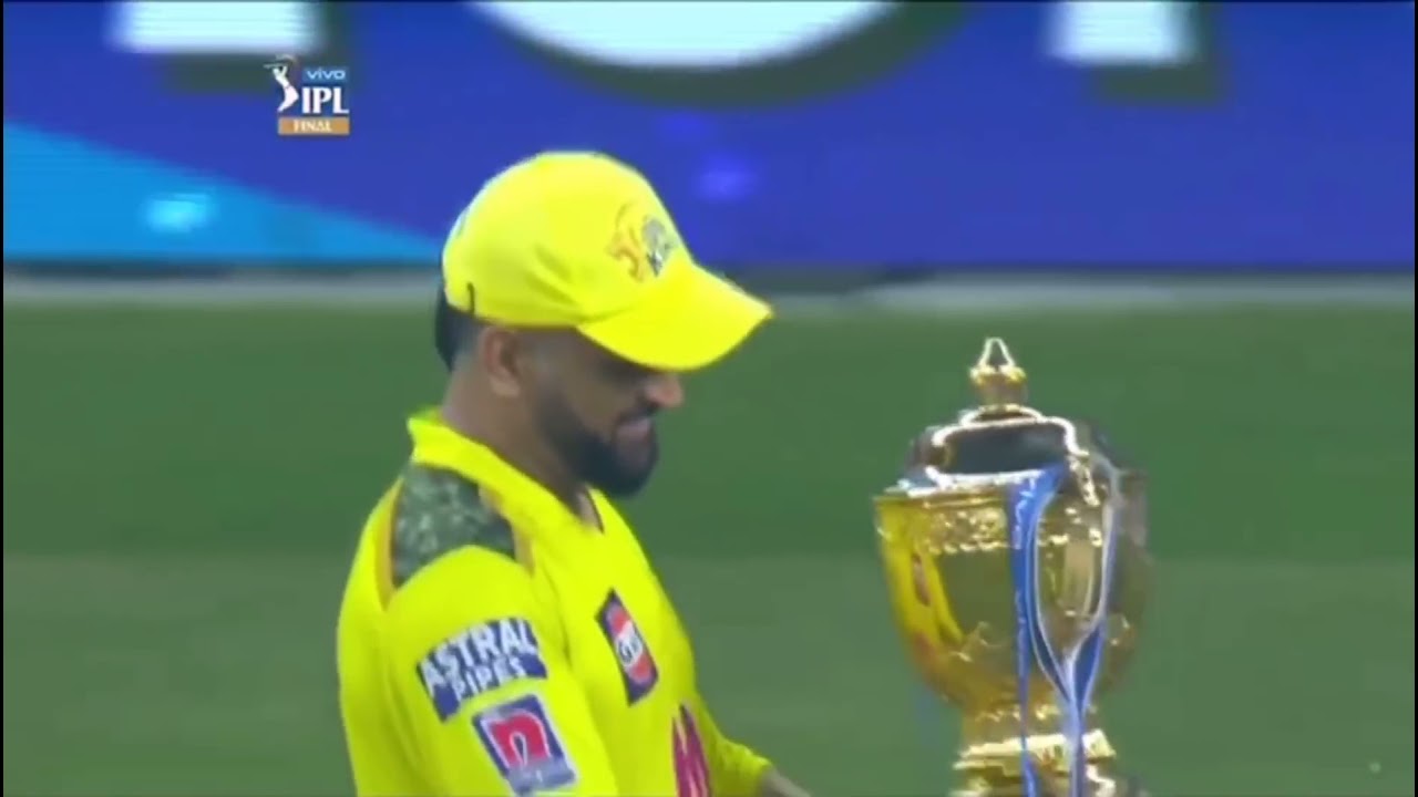 Csk 2021 final winning moment #csk - YouTube