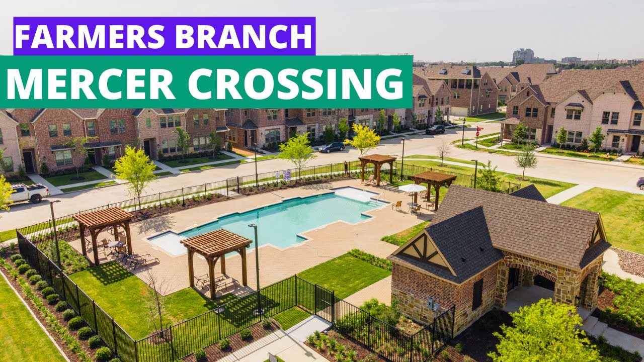 Farmers Branch, Texas - Mercer Crossing Neighborhood Tour - YouTube