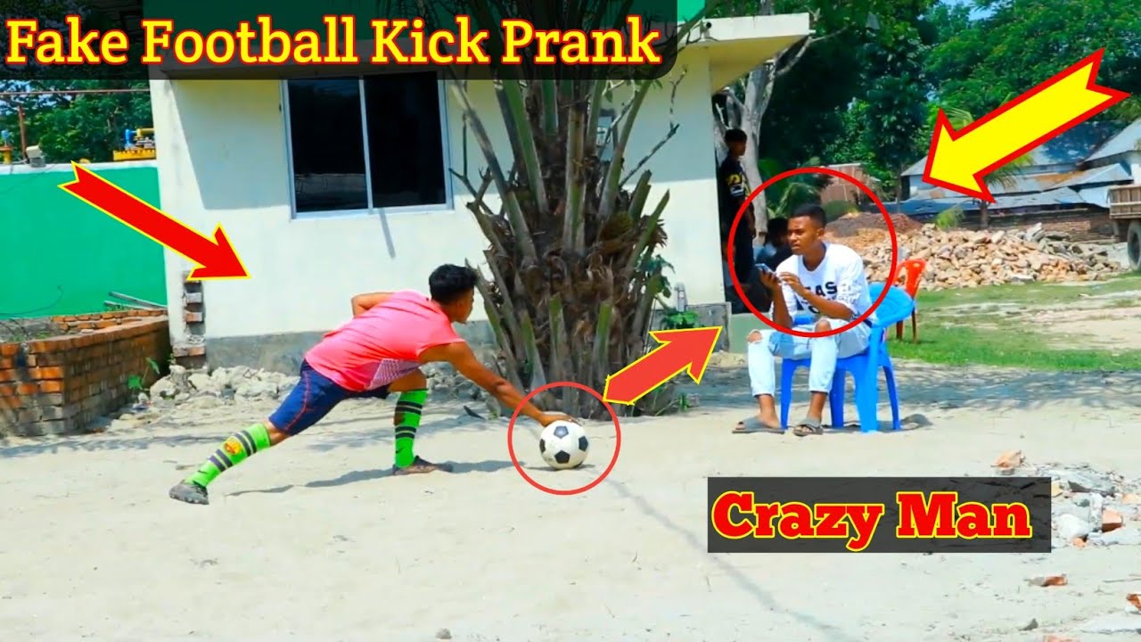 Fake Football Kick Prank !! Prank Tv Ltd || Football Scary Prank - Gone ...