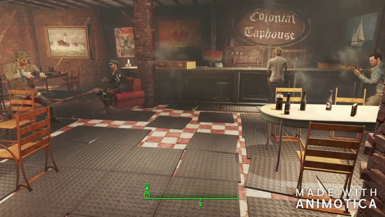 Fallout 4 Bar Fight - YouTube