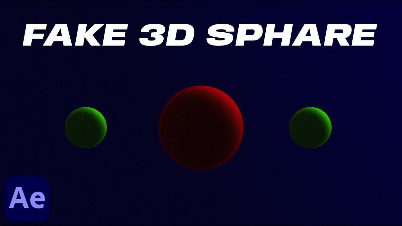 Take Your After Effects Skills to the Next Level with Fake 3D Spheres ...
