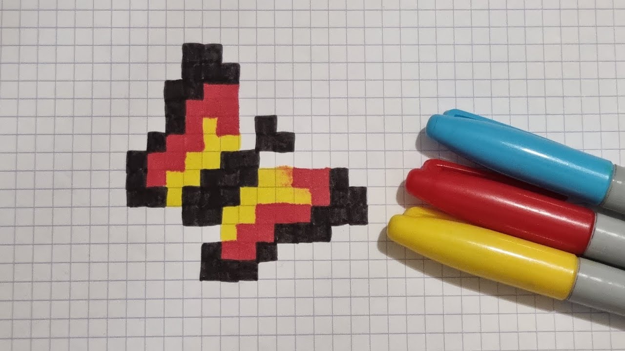 Comment Dessiner un papillon en Pixel Art Facilement ! | Tutoriel ...