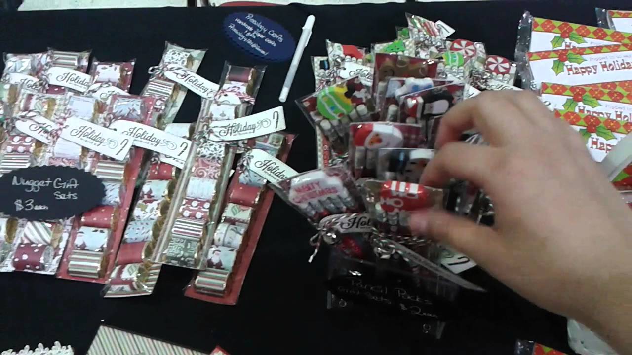 My 1st Christmas Bazaar ,craft table - YouTube