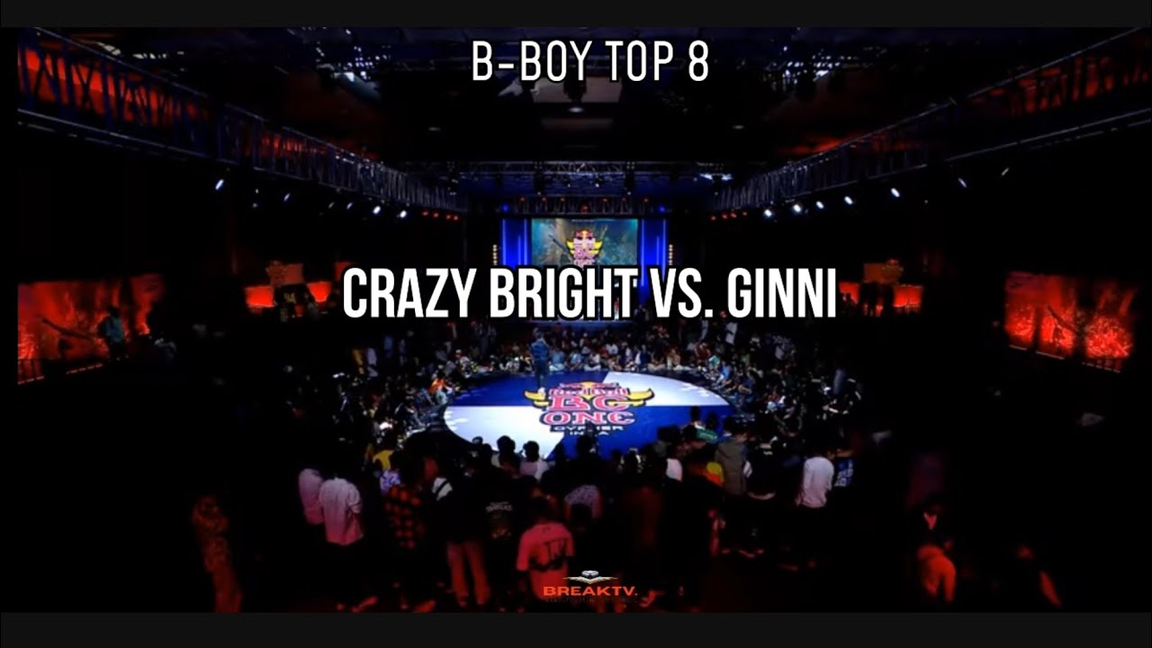 CRAZY BRIGHT vs. GINNI [B-BOY TOP 8/2] Red Bull BC One Cypher India 🇮🇳 ...