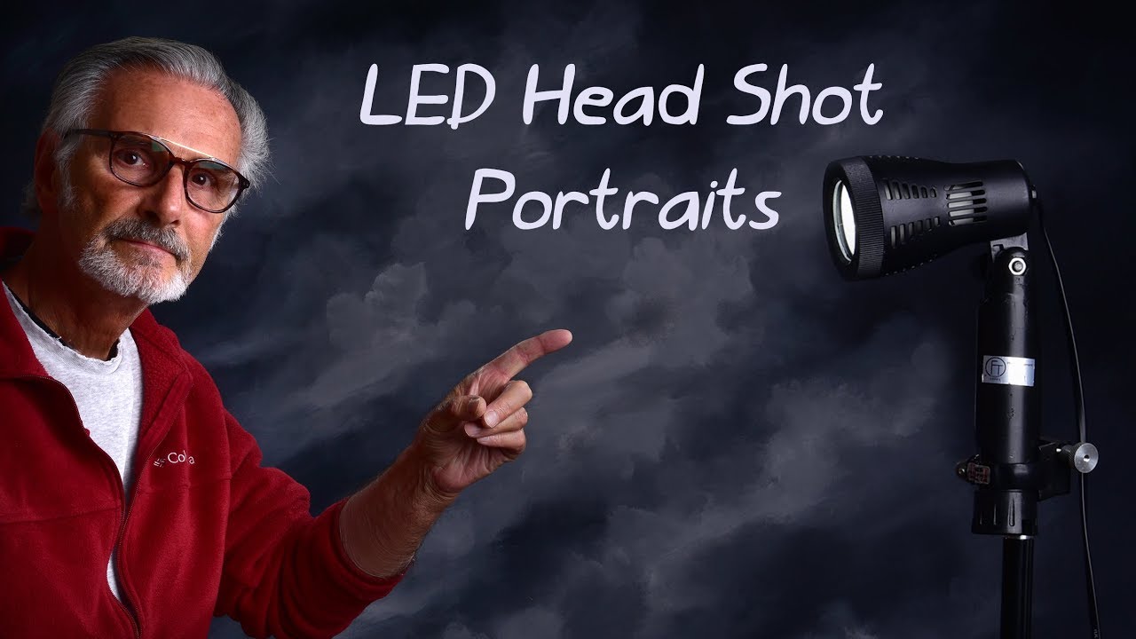 Headshot Portraits Using a Limo LED Portable Light - YouTube