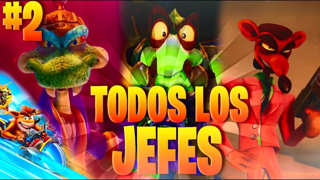 Como Vencer a Todos los JEFES (CTR) Guia en Español #2 | Crash Team ...