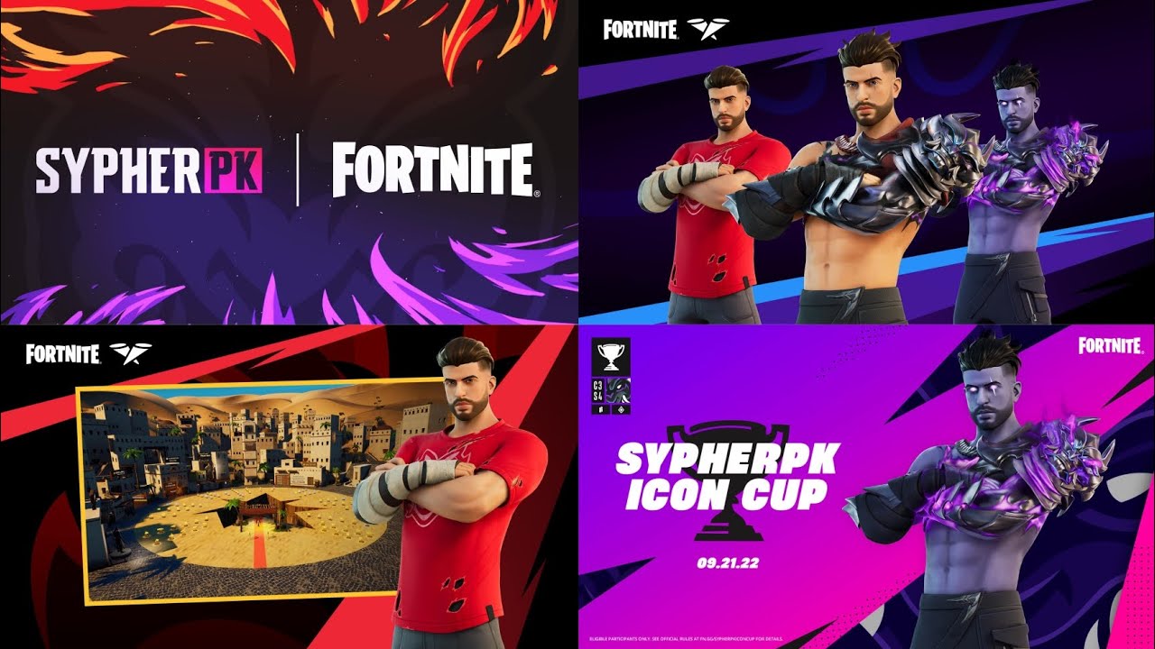 SypherPK Joins The Fortnite ICON Series..! (Skins & Cosmetics, Emote ...