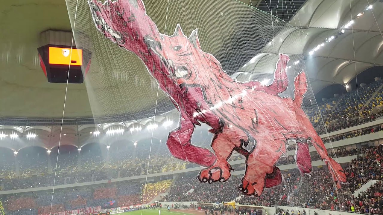 Coregrafie PCH (Dinamo-Fcsb 2-2 19 feb 2018) - YouTube