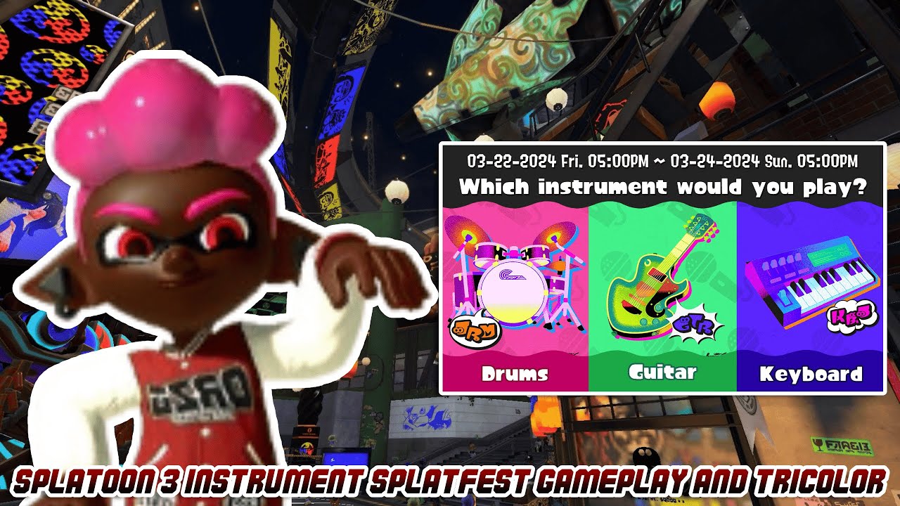 Splatoon 3 Which Instrument Would You Play Halftime Results And ...
