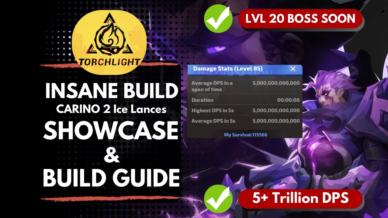 Torchlight: Infinite Arcana - 5+ Trillion: Carino2 Ice Lances - Build ...