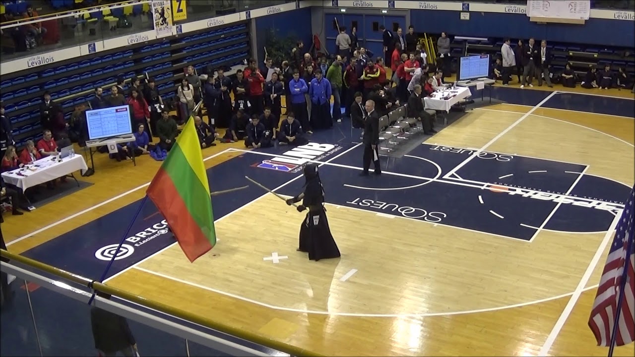 Kendo Open de France 2018 123e Dan Manzella Enrico ITALY vs Park Sung ...