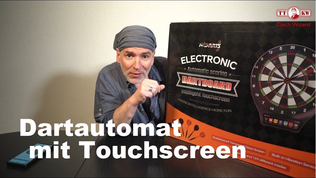 Beste Elektronische Dartscheibe? Profi Set mit Touchscreen Display! E ...