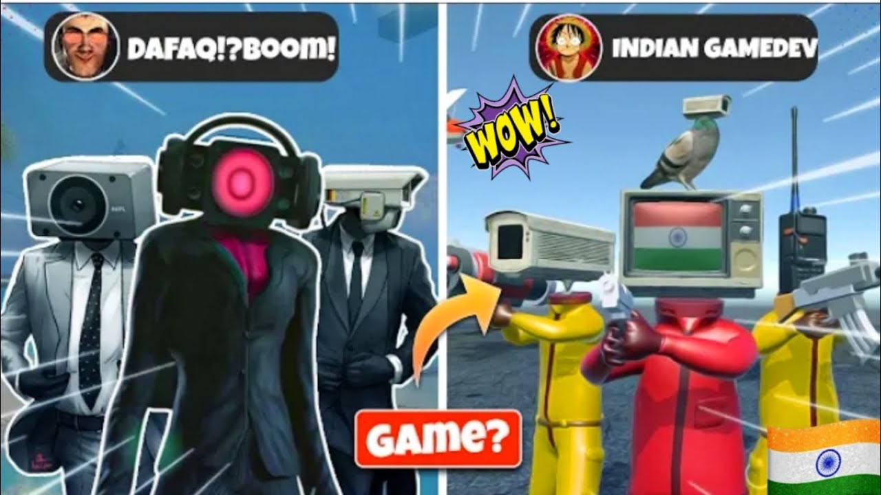 Skibidi Toilet 🚽 Game l Indian Skibidi Toilet Game l - YouTube