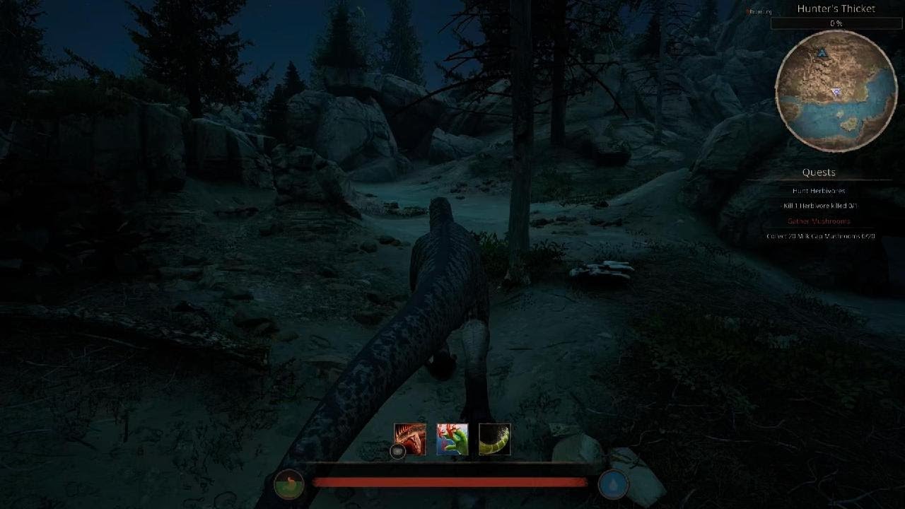 Path of Titans: Allosaurus hunts Kentrosaurus 4 pack (2 die to bleed ...