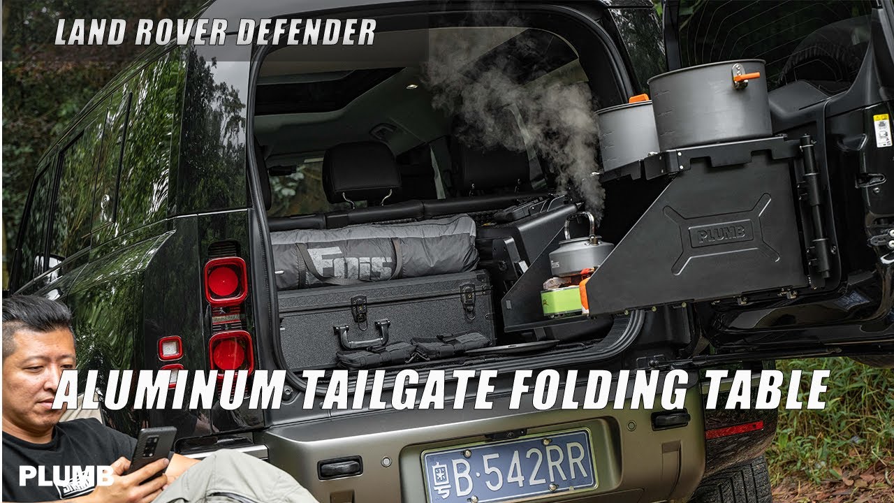 Plumb 2020+ Aluminum Alloy Tailgate folding table for Land Rover ...