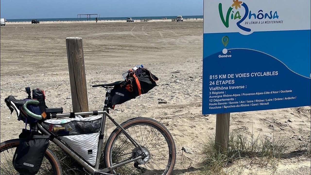 Awesome Bikepacking Tour on the Via Rhona in France. - YouTube