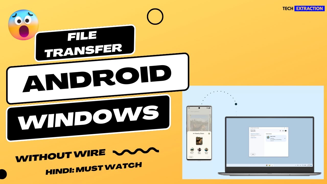 How to Transfer files from android to Windows without wire, wireless ...